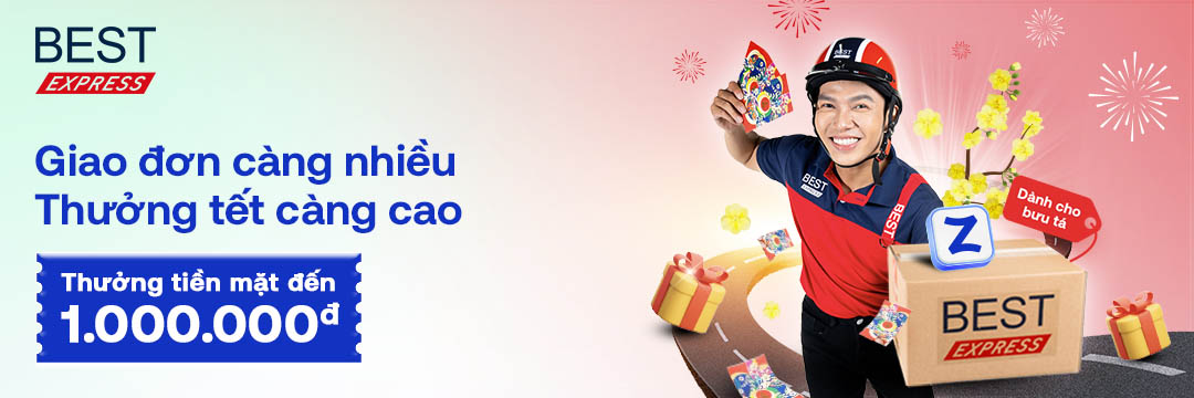 Giao đơn càng nhiều, thưởng Tết càng cao đến 1 triệu đồng dành cho bưu ...